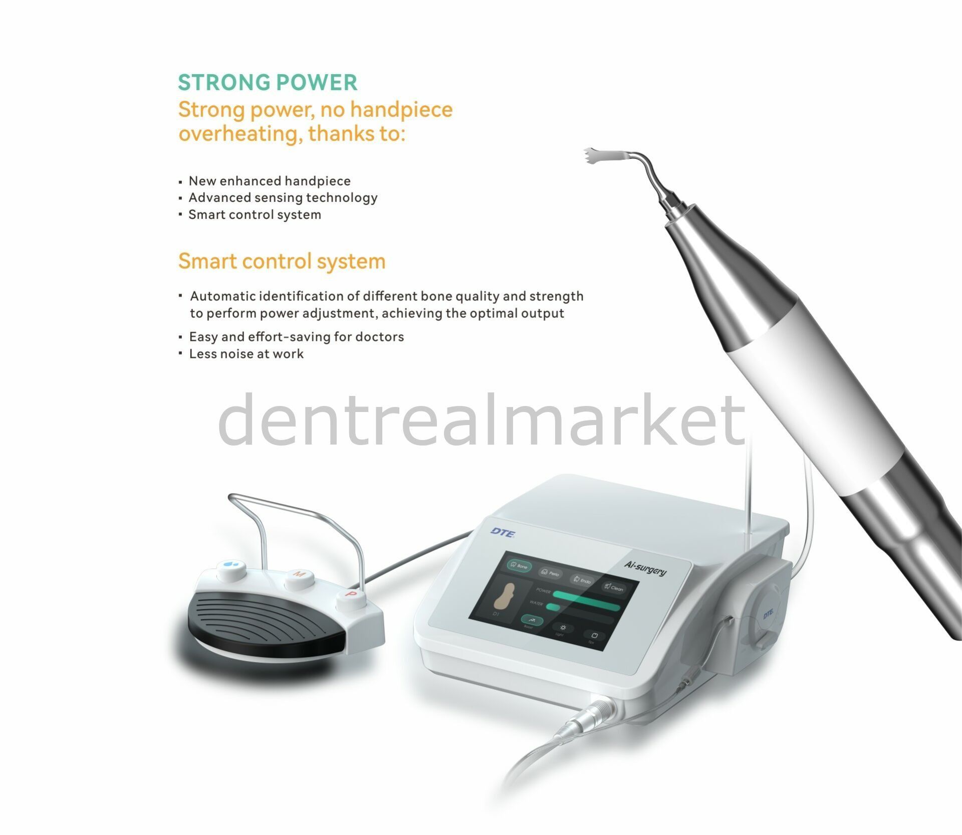 Woodpecker DTE Ultrasurgery Ai-Surgery Ultrasonik Kemik Kesme Sistemi ...